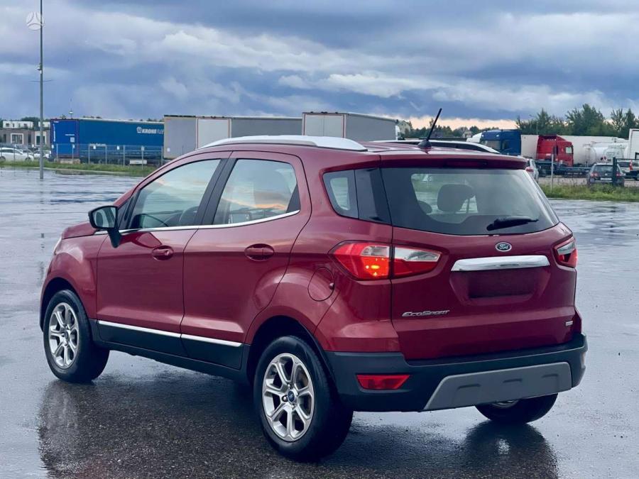 Sarkans Ford EcoSport 2019 Viļņa, ar dzinēja tilpumu 1.00 L un nobraukumu 124 tūkst. km par 7600 €, foto 1 vietnē AUTOMOTO.COM.LV