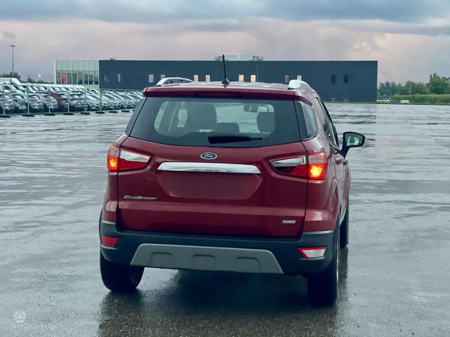 Sarkans Ford EcoSport 2019 Viļņa, ar dzinēja tilpumu 1.00 L un nobraukumu 124 tūkst. km par 7600 €, foto 3 vietnē AUTOMOTO.COM.LV