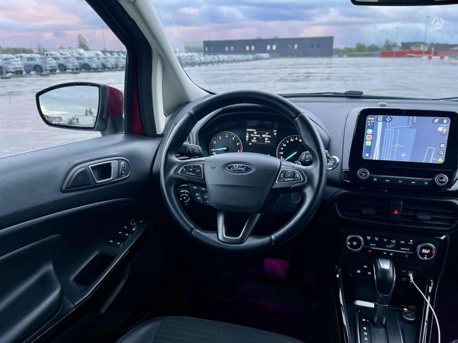 Sarkans Ford EcoSport 2019 Viļņa, ar dzinēja tilpumu 1.00 L un nobraukumu 124 tūkst. km par 7600 €, foto 12 vietnē AUTOMOTO.COM.LV