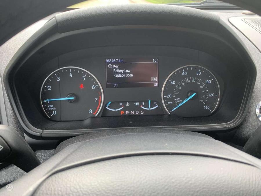 Red Ford EcoSport 2020 in Utena, with an engine capacity of 1.00 L and mileage of 90 thousand km for 8990 €, photo 11 on AUTOMOTO.COM.LV