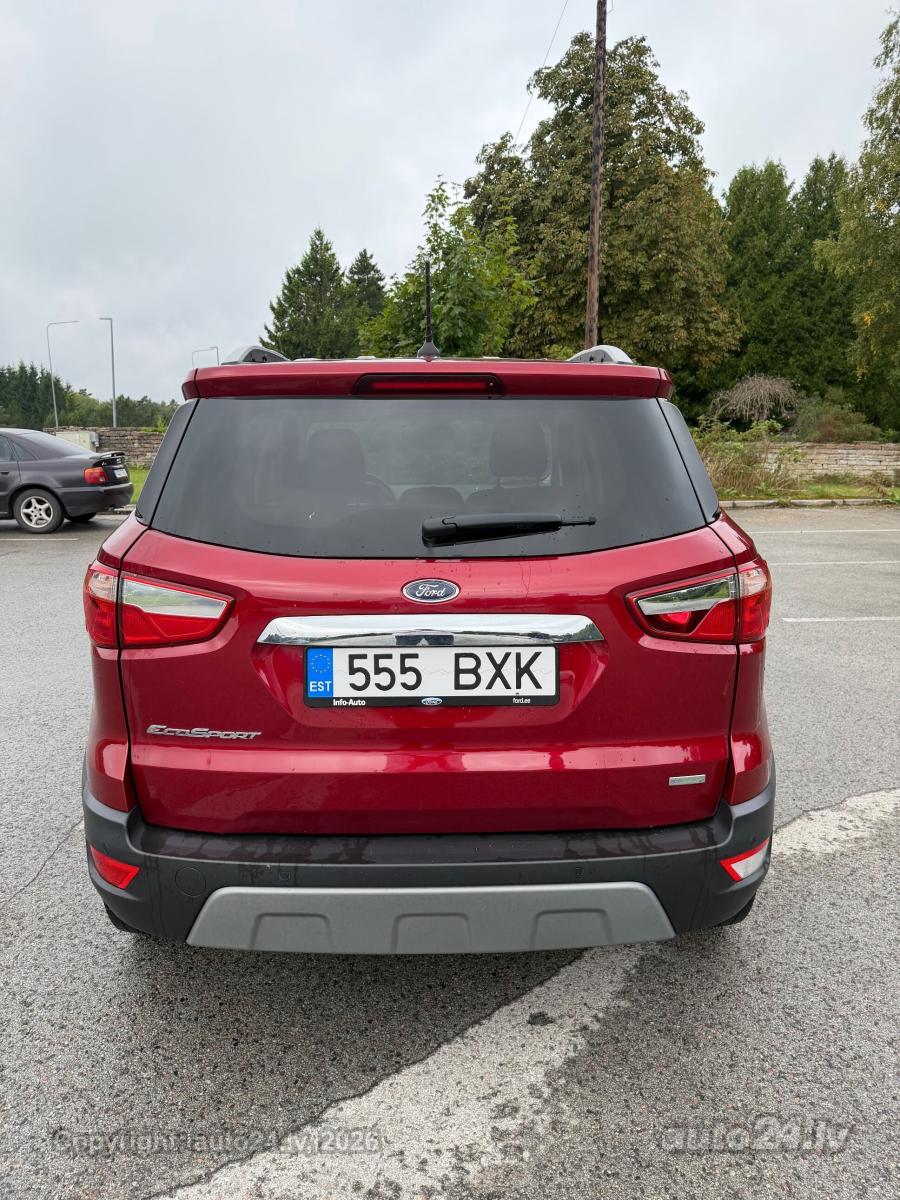 Red Ford EcoSport 2018 in Tallinn, with an engine capacity of 1.00 L and mileage of 119 thousand km for 7500 €, photo 5 on AUTOMOTO.COM.LV