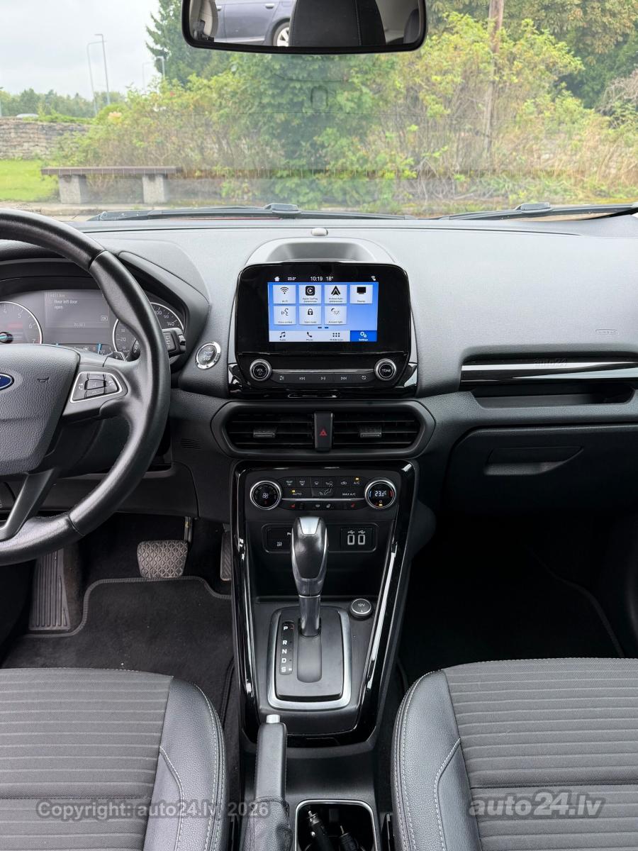 Red Ford EcoSport 2018 in Tallinn, with an engine capacity of 1.00 L and mileage of 119 thousand km for 7500 €, photo 13 on AUTOMOTO.COM.LV