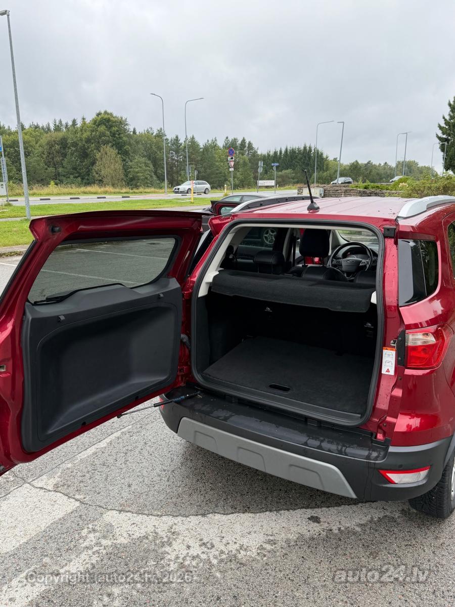 Red Ford EcoSport 2018 in Tallinn, with an engine capacity of 1.00 L and mileage of 119 thousand km for 7500 €, photo 15 on AUTOMOTO.COM.LV