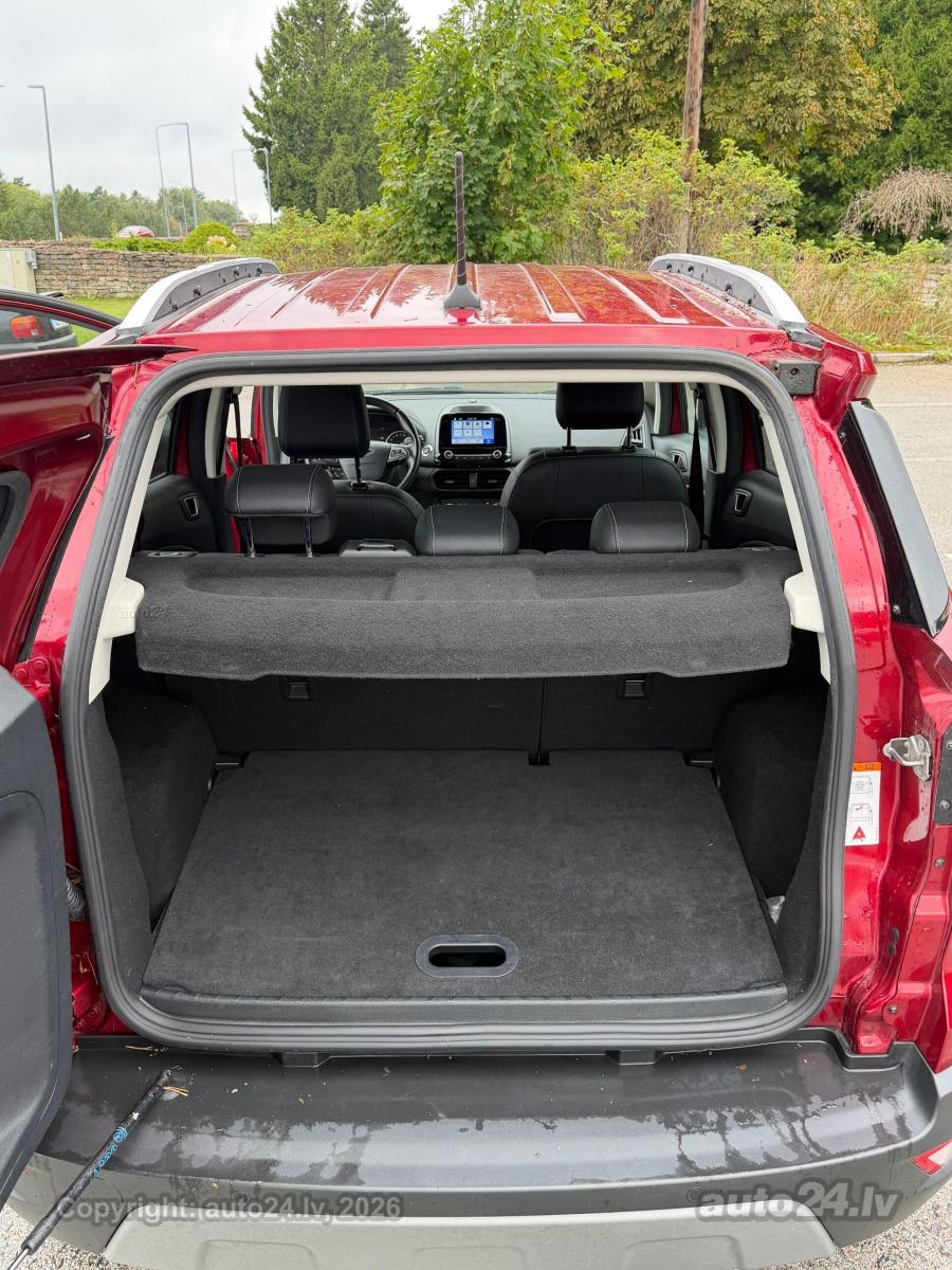 Red Ford EcoSport 2018 in Tallinn, with an engine capacity of 1.00 L and mileage of 119 thousand km for 7500 €, photo 16 on AUTOMOTO.COM.LV