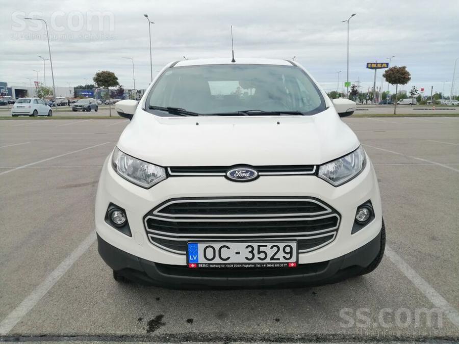 Balts Ford EcoSport 2015 Rīga, ar dzinēja tilpumu 1.50 L un nobraukumu 198 tūkst. km par 5500 €, foto 3 vietnē AUTOMOTO.COM.LV