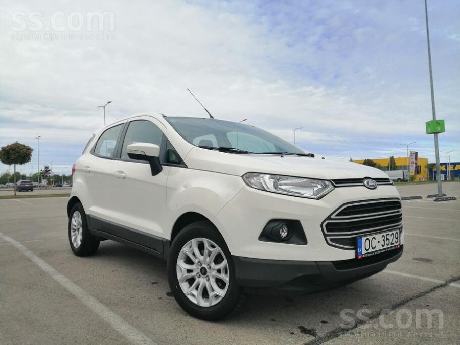 Balts Ford EcoSport 2015 Rīga, ar dzinēja tilpumu 1.50 L un nobraukumu 198 tūkst. km par 5500 €, foto 4 vietnē AUTOMOTO.COM.LV