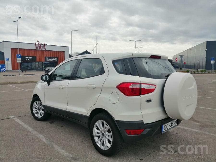 Balts Ford EcoSport 2015 Rīga, ar dzinēja tilpumu 1.50 L un nobraukumu 198 tūkst. km par 5500 €, foto 6 vietnē AUTOMOTO.COM.LV