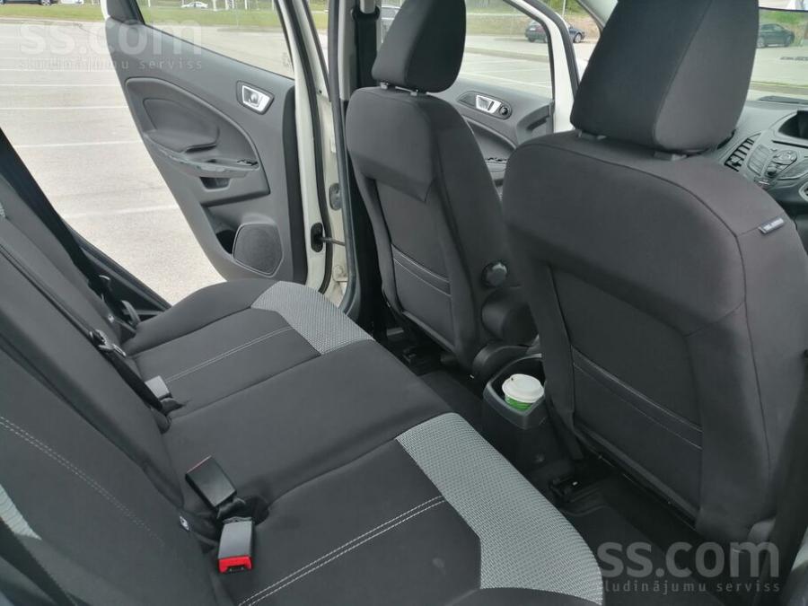 Balts Ford EcoSport 2015 Rīga, ar dzinēja tilpumu 1.50 L un nobraukumu 198 tūkst. km par 5500 €, foto 11 vietnē AUTOMOTO.COM.LV
