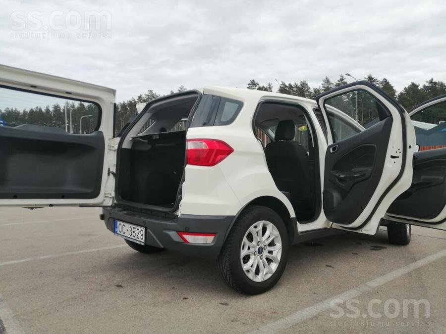 Balts Ford EcoSport 2015 Rīga, ar dzinēja tilpumu 1.50 L un nobraukumu 198 tūkst. km par 5500 €, foto 15 vietnē AUTOMOTO.COM.LV