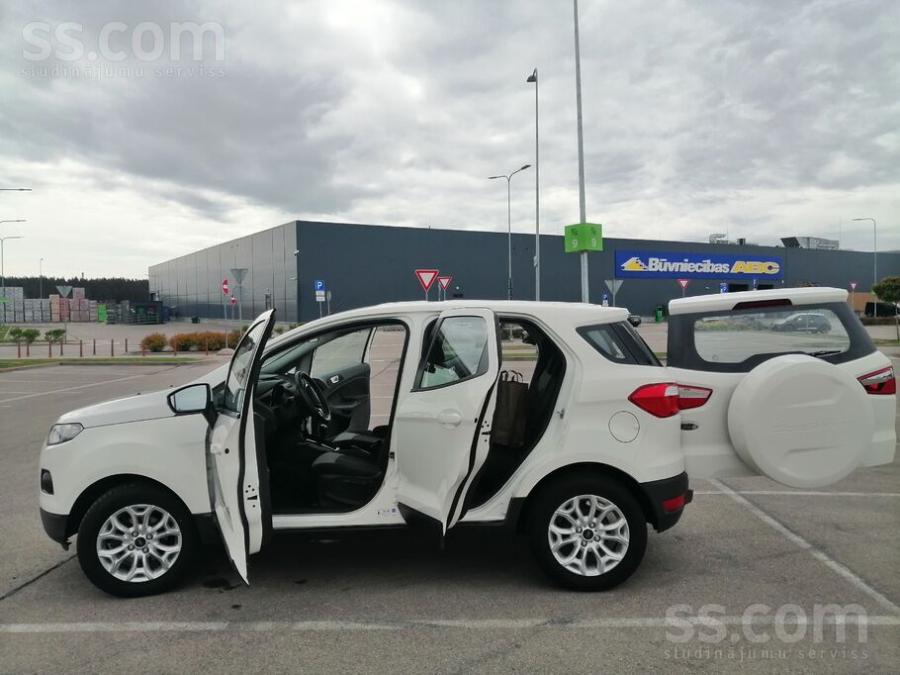 Balts Ford EcoSport 2015 Rīga, ar dzinēja tilpumu 1.50 L un nobraukumu 198 tūkst. km par 5500 €, foto 17 vietnē AUTOMOTO.COM.LV