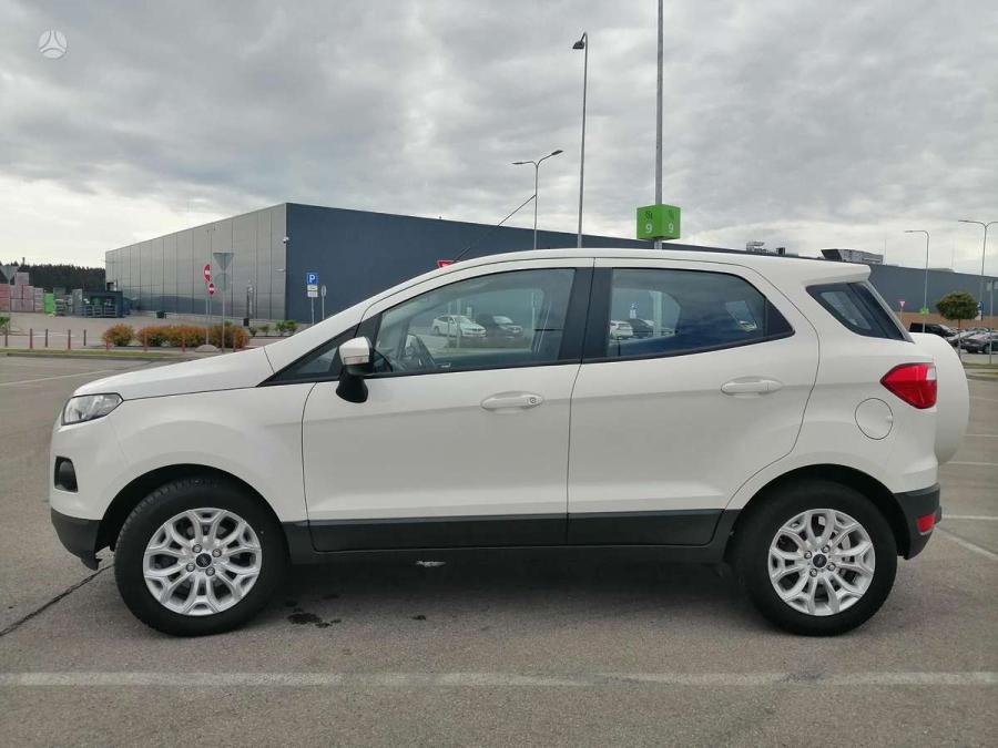 Balts Ford EcoSport 2015 Rīga, ar dzinēja tilpumu 1.50 L un nobraukumu 198 tūkst. km par 5650 €, foto 5 vietnē AUTOMOTO.COM.LV