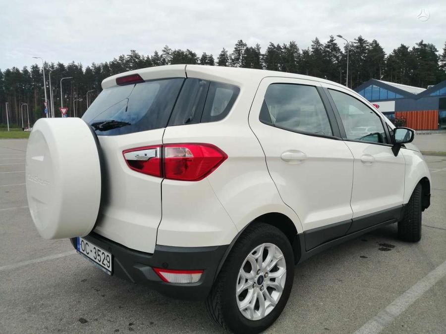 Balts Ford EcoSport 2015 Rīga, ar dzinēja tilpumu 1.50 L un nobraukumu 198 tūkst. km par 5650 €, foto 8 vietnē AUTOMOTO.COM.LV
