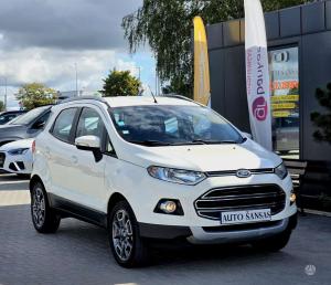 White Ford EcoSport 2016 in Taurage, with an engine capacity of 1.00 L and mileage of 94 thousand km for 4350 €, photo 3 on AUTOMOTO.COM.LV
