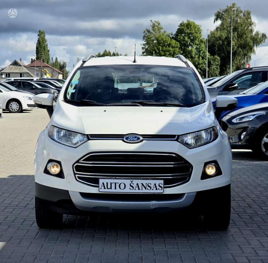 White Ford EcoSport 2016 in Taurage, with an engine capacity of 1.00 L and mileage of 94 thousand km for 4350 €, photo 4 on AUTOMOTO.COM.LV