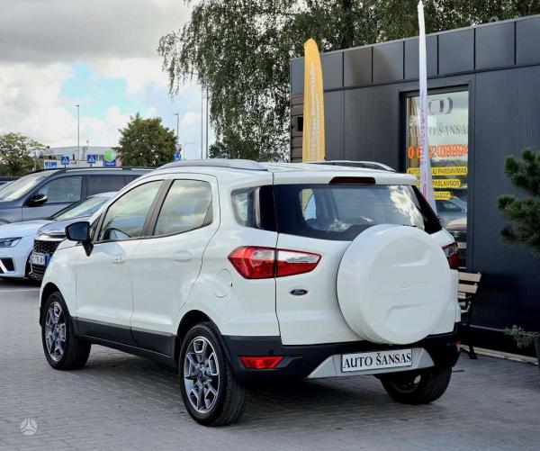 White Ford EcoSport 2016 in Taurage, with an engine capacity of 1.00 L and mileage of 94 thousand km for 4350 €, photo 8 on AUTOMOTO.COM.LV