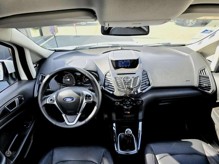 White Ford EcoSport 2016 in Taurage, with an engine capacity of 1.00 L and mileage of 94 thousand km for 4350 €, photo 16 on AUTOMOTO.COM.LV
