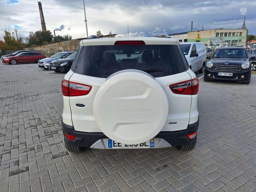 Balts Ford EcoSport 2016 Tauragė, ar dzinēja tilpumu 1.00 L un nobraukumu 130 tūkst. km par 4700 €, foto 7 vietnē AUTOMOTO.COM.LV