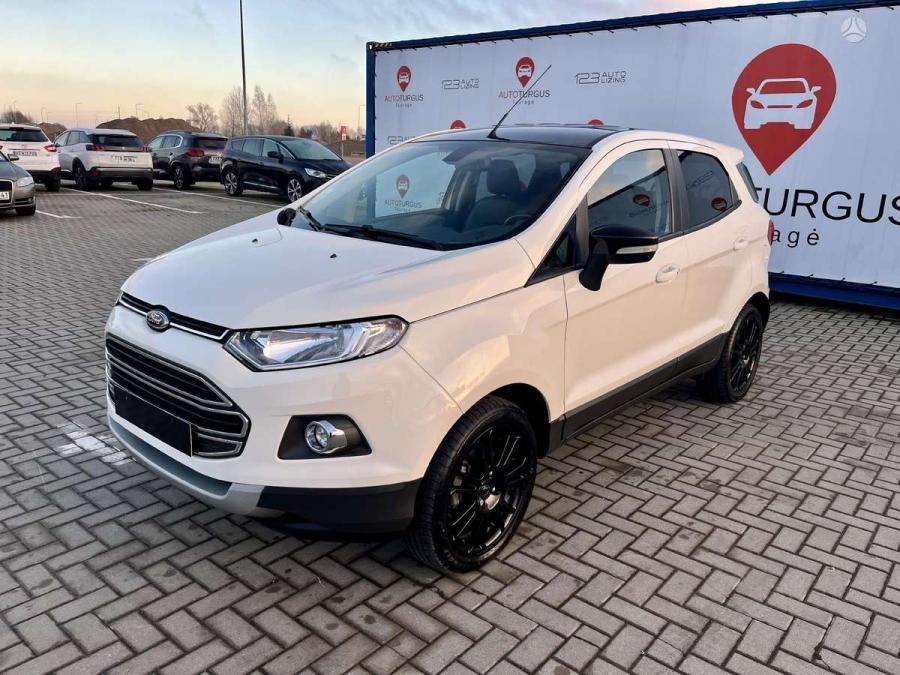 White Ford EcoSport 2017 in Taurage, with an engine capacity of 1.00 L and mileage of 75 thousand km for 5700 €, photo 2 on AUTOMOTO.COM.LV
