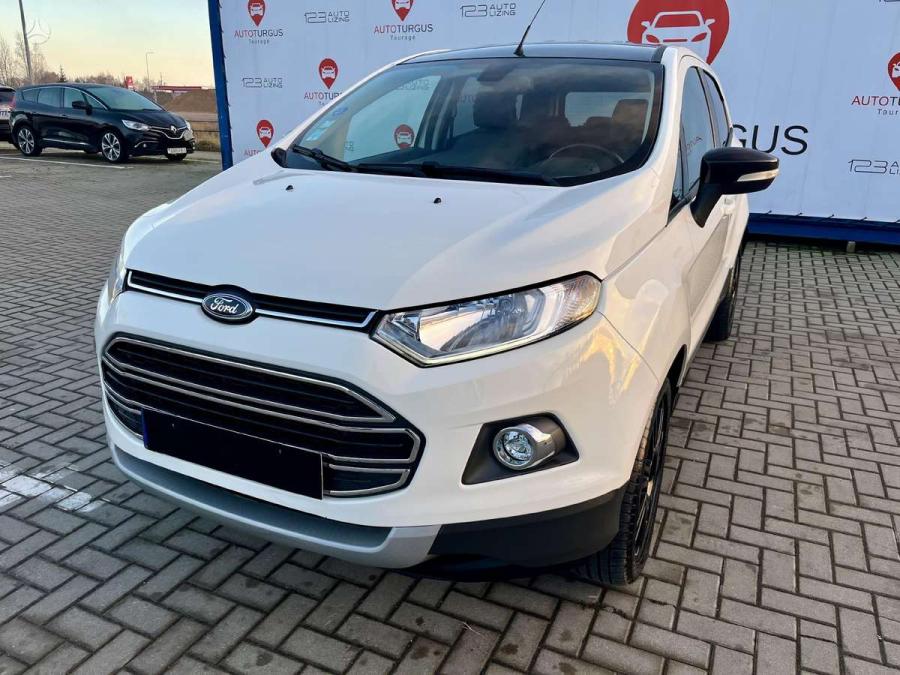 White Ford EcoSport 2017 in Taurage, with an engine capacity of 1.00 L and mileage of 75 thousand km for 5700 €, photo 3 on AUTOMOTO.COM.LV