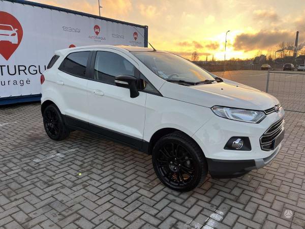 White Ford EcoSport 2017 in Taurage, with an engine capacity of 1.00 L and mileage of 75 thousand km for 5700 €, photo 7 on AUTOMOTO.COM.LV