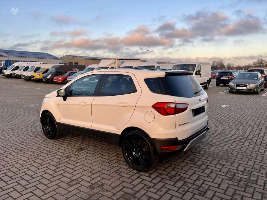 White Ford EcoSport 2017 in Taurage, with an engine capacity of 1.00 L and mileage of 75 thousand km for 5700 €, photo 11 on AUTOMOTO.COM.LV