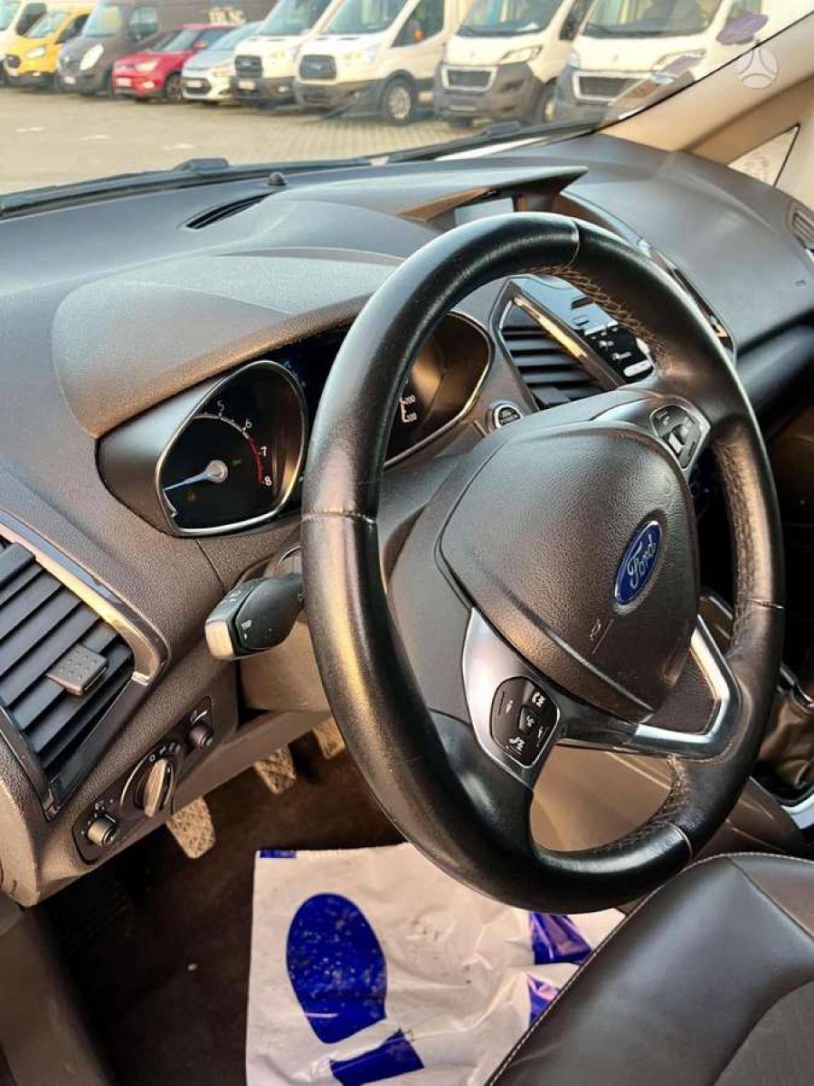 White Ford EcoSport 2017 in Taurage, with an engine capacity of 1.00 L and mileage of 75 thousand km for 5700 €, photo 23 on AUTOMOTO.COM.LV