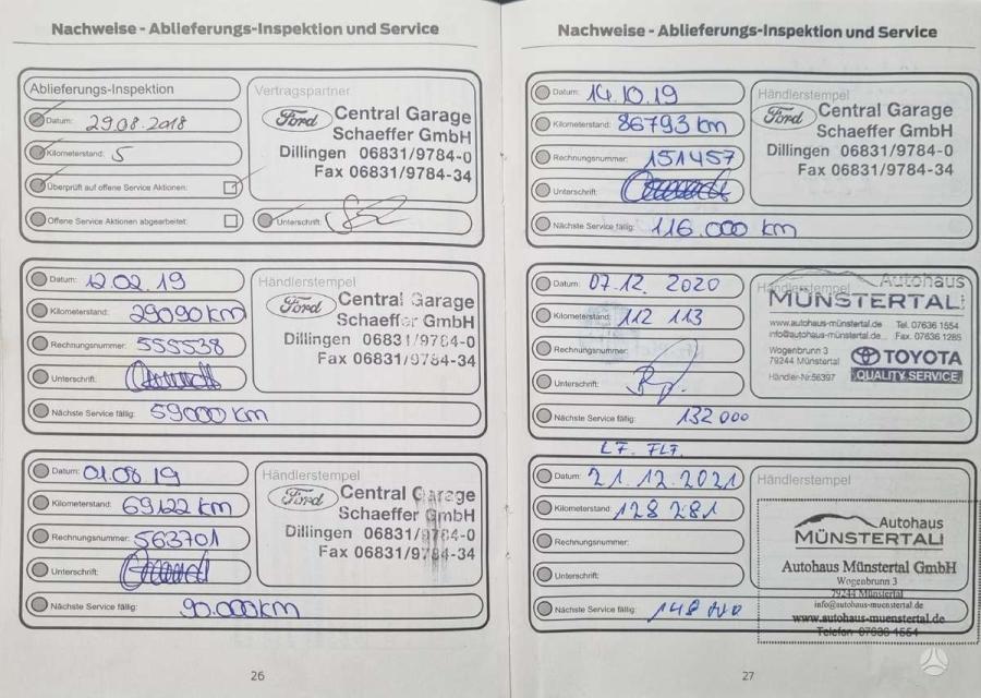 Белый Форд Экоспорт 2018 в Шяуляй, объемом двигателя 1.50 л и пробегом 218 тыс. км за 8900 €, фото 33 на AUTOMOTO.COM.LV