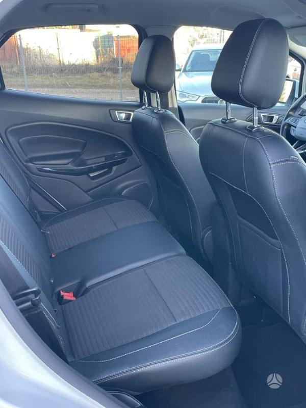 White Ford EcoSport 2018 in Taurage, with an engine capacity of 1.00 L and mileage of 107 thousand km for 6999 €, photo 11 on AUTOMOTO.COM.LV