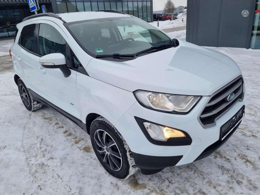 Balts Ford EcoSport 2018 Šauļi, ar dzinēja tilpumu 1.50 L un nobraukumu 218 tūkst. km par 8900 €, foto 1 vietnē AUTOMOTO.COM.LV