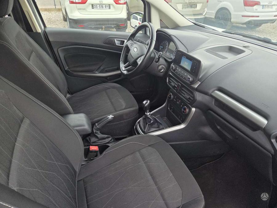 White Ford EcoSport 2018 in Taurage, with an engine capacity of 1.00 L and mileage of 163 thousand km for 5100 €, photo 10 on AUTOMOTO.COM.LV