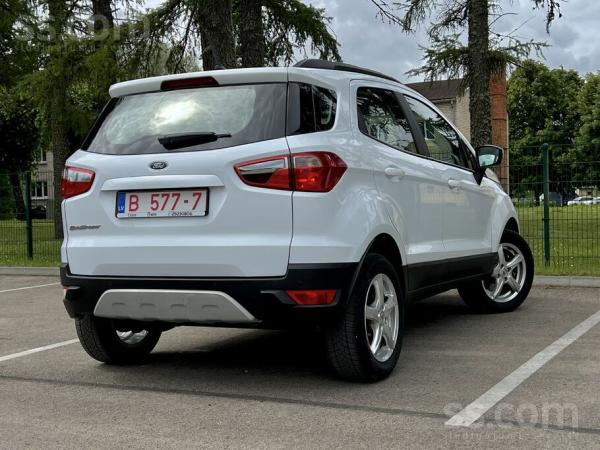 White Ford EcoSport 2019 in Riga, with an engine capacity of 1.00 L and mileage of 93 thousand km for 8900 €, photo 2 on AUTOMOTO.COM.LV