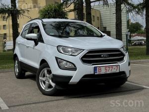 White Ford EcoSport 2019 in Riga, with an engine capacity of 1.00 L and mileage of 93 thousand km for 8900 €, photo 4 on AUTOMOTO.COM.LV