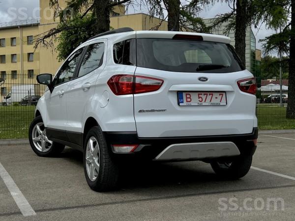 White Ford EcoSport 2019 in Riga, with an engine capacity of 1.00 L and mileage of 93 thousand km for 8900 €, photo 4 on AUTOMOTO.COM.LV