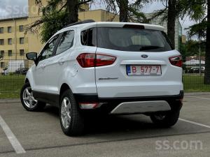 White Ford EcoSport 2019 in Riga, with an engine capacity of 1.00 L and mileage of 93 thousand km for 8900 €, photo 5 on AUTOMOTO.COM.LV