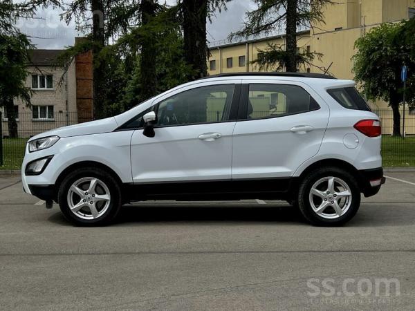 White Ford EcoSport 2019 in Riga, with an engine capacity of 1.00 L and mileage of 93 thousand km for 8900 €, photo 6 on AUTOMOTO.COM.LV