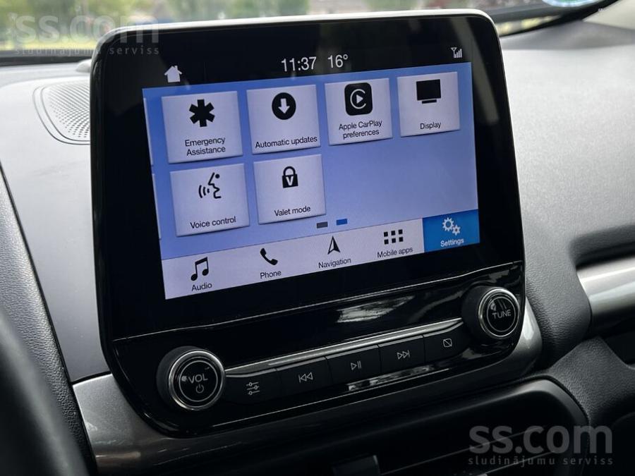 White Ford EcoSport 2019 in Riga, with an engine capacity of 1.00 L and mileage of 93 thousand km for 8900 €, photo 26 on AUTOMOTO.COM.LV