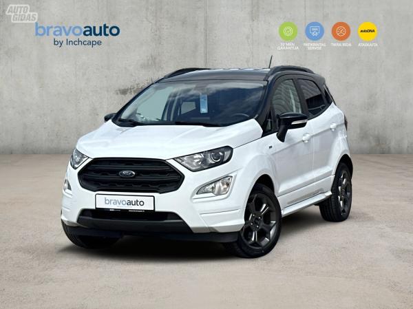 White Ford EcoSport 2019 in Kaunas, with an engine capacity of 1.00 L and mileage of 117 thousand km for 13972 €, photo 1 on AUTOMOTO.COM.LV