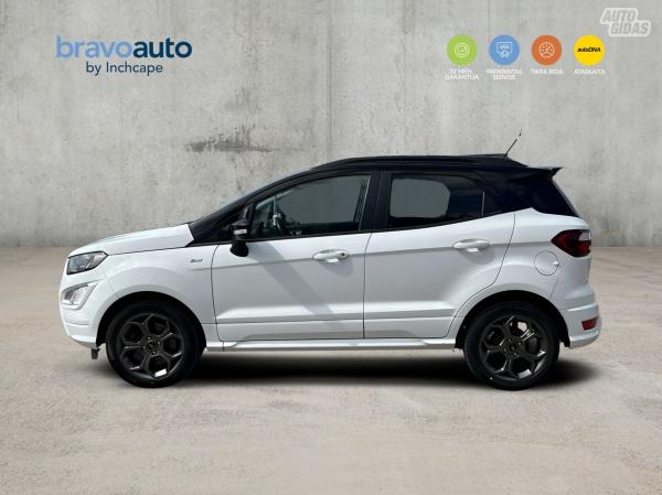White Ford EcoSport 2019 in Kaunas, with an engine capacity of 1.00 L and mileage of 117 thousand km for 13972 €, photo 2 on AUTOMOTO.COM.LV