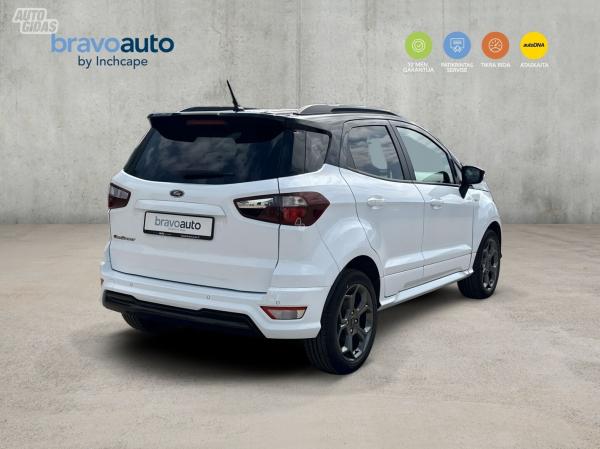 White Ford EcoSport 2019 in Kaunas, with an engine capacity of 1.00 L and mileage of 117 thousand km for 13972 €, photo 5 on AUTOMOTO.COM.LV