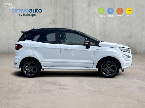 White Ford EcoSport 2019 in Kaunas, with an engine capacity of 1.00 L and mileage of 117 thousand km for 13972 €, photo 6 on AUTOMOTO.COM.LV