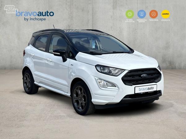 White Ford EcoSport 2019 in Kaunas, with an engine capacity of 1.00 L and mileage of 117 thousand km for 13972 €, photo 7 on AUTOMOTO.COM.LV