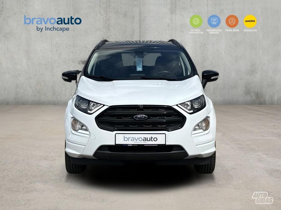 White Ford EcoSport 2019 in Kaunas, with an engine capacity of 1.00 L and mileage of 117 thousand km for 12974 €, photo 9 on AUTOMOTO.COM.LV
