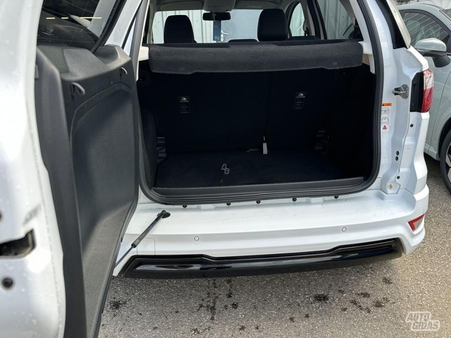 White Ford EcoSport 2019 in Kaunas, with an engine capacity of 1.00 L and mileage of 117 thousand km for 12974 €, photo 13 on AUTOMOTO.COM.LV