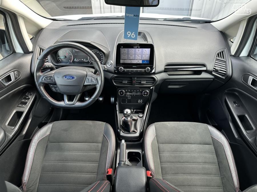 White Ford EcoSport 2019 in Kaunas, with an engine capacity of 1.00 L and mileage of 117 thousand km for 12974 €, photo 14 on AUTOMOTO.COM.LV