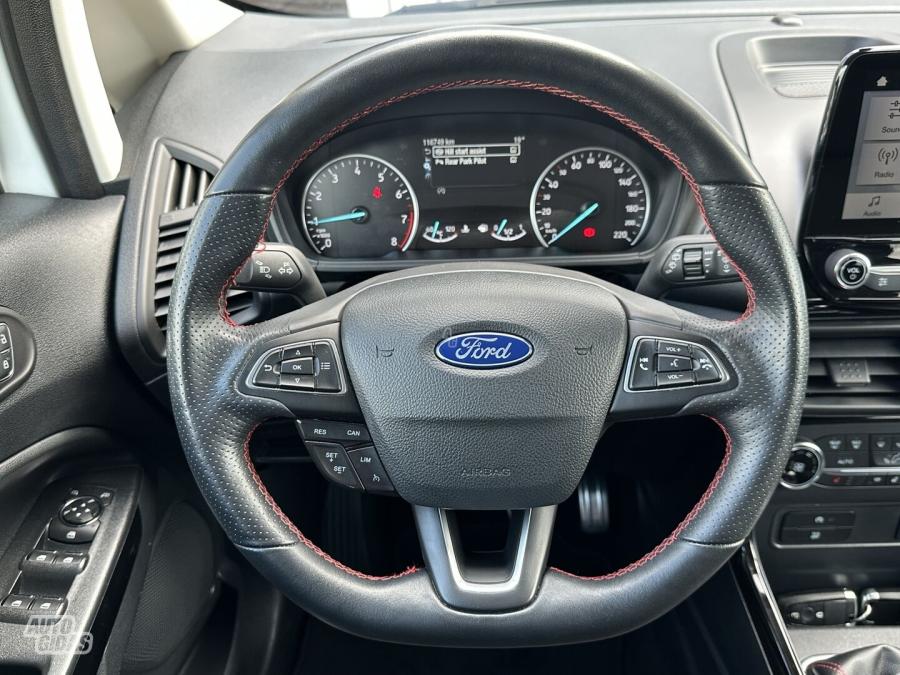 White Ford EcoSport 2019 in Kaunas, with an engine capacity of 1.00 L and mileage of 117 thousand km for 12974 €, photo 15 on AUTOMOTO.COM.LV