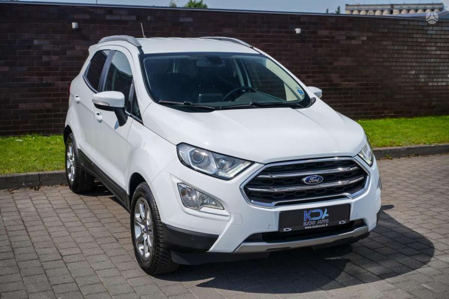 White Ford EcoSport 2019 in Marijampole, with an engine capacity of 1.00 L and mileage of 45 thousand km for 11550 €, photo 3 on AUTOMOTO.COM.LV