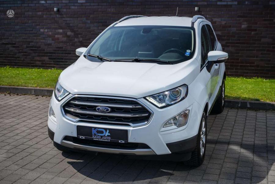 White Ford EcoSport 2019 in Marijampole, with an engine capacity of 1.00 L and mileage of 45 thousand km for 11550 €, photo 5 on AUTOMOTO.COM.LV