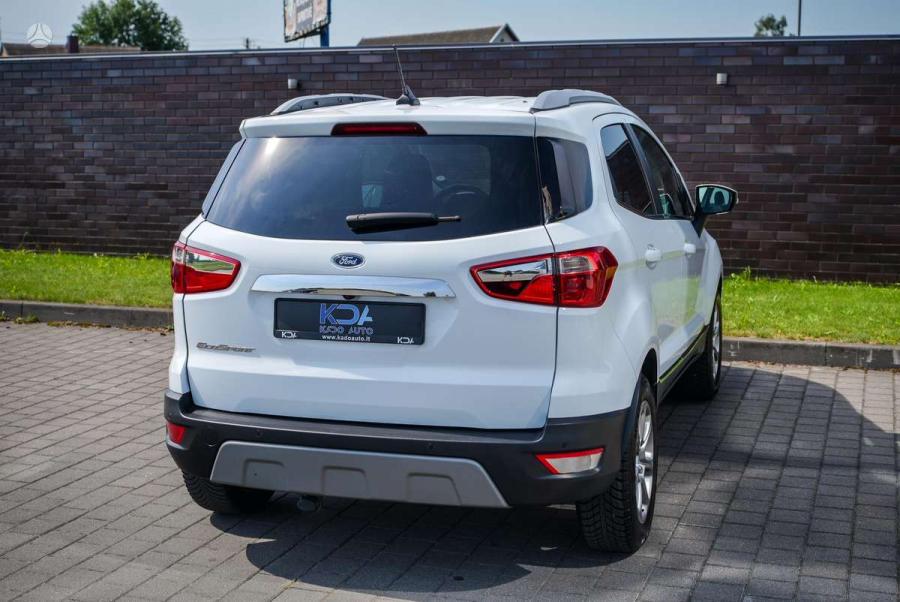 White Ford EcoSport 2019 in Marijampole, with an engine capacity of 1.00 L and mileage of 45 thousand km for 11550 €, photo 13 on AUTOMOTO.COM.LV