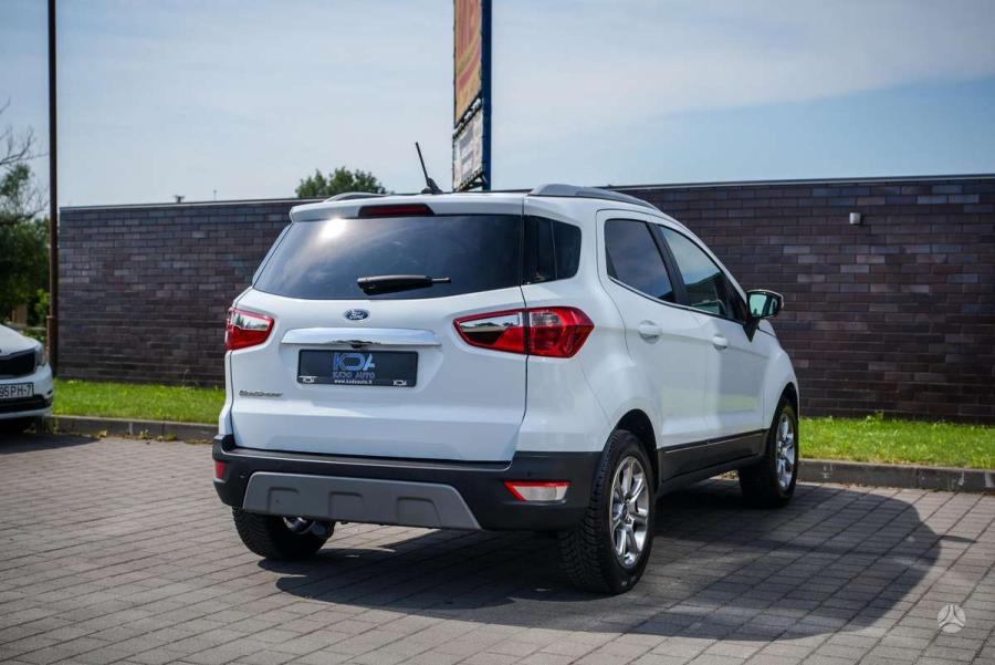 White Ford EcoSport 2019 in Marijampole, with an engine capacity of 1.00 L and mileage of 45 thousand km for 11550 €, photo 14 on AUTOMOTO.COM.LV