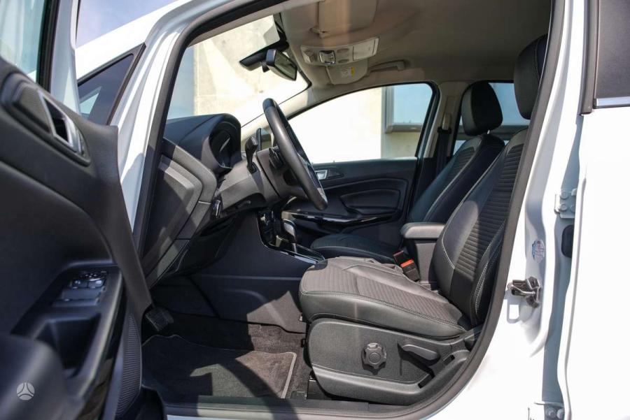 White Ford EcoSport 2019 in Marijampole, with an engine capacity of 1.00 L and mileage of 45 thousand km for 11550 €, photo 29 on AUTOMOTO.COM.LV
